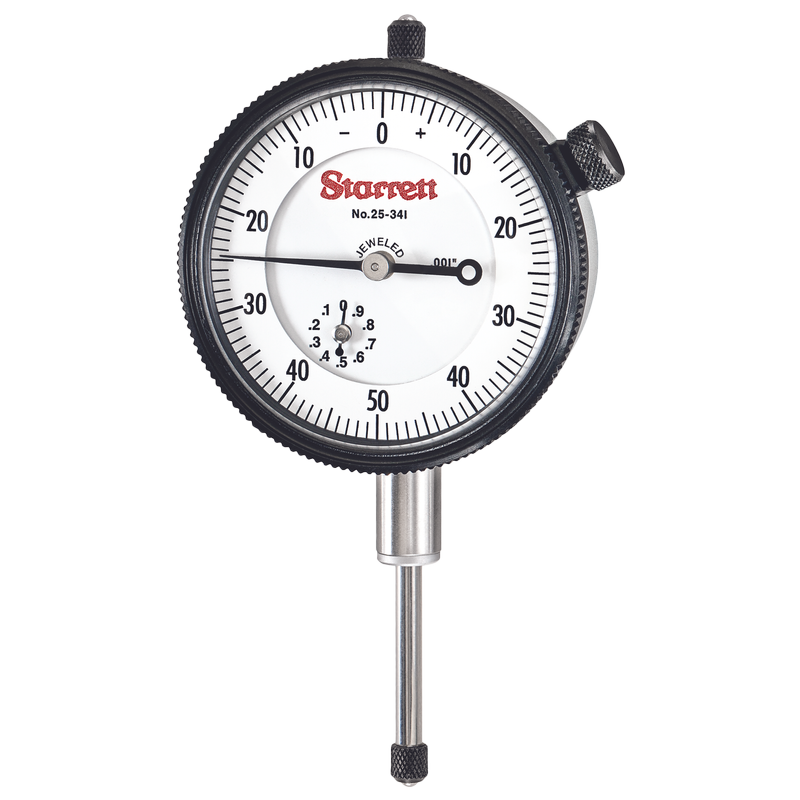 Starrett - 25-341J - Dial Indicator 0-1.000inch
